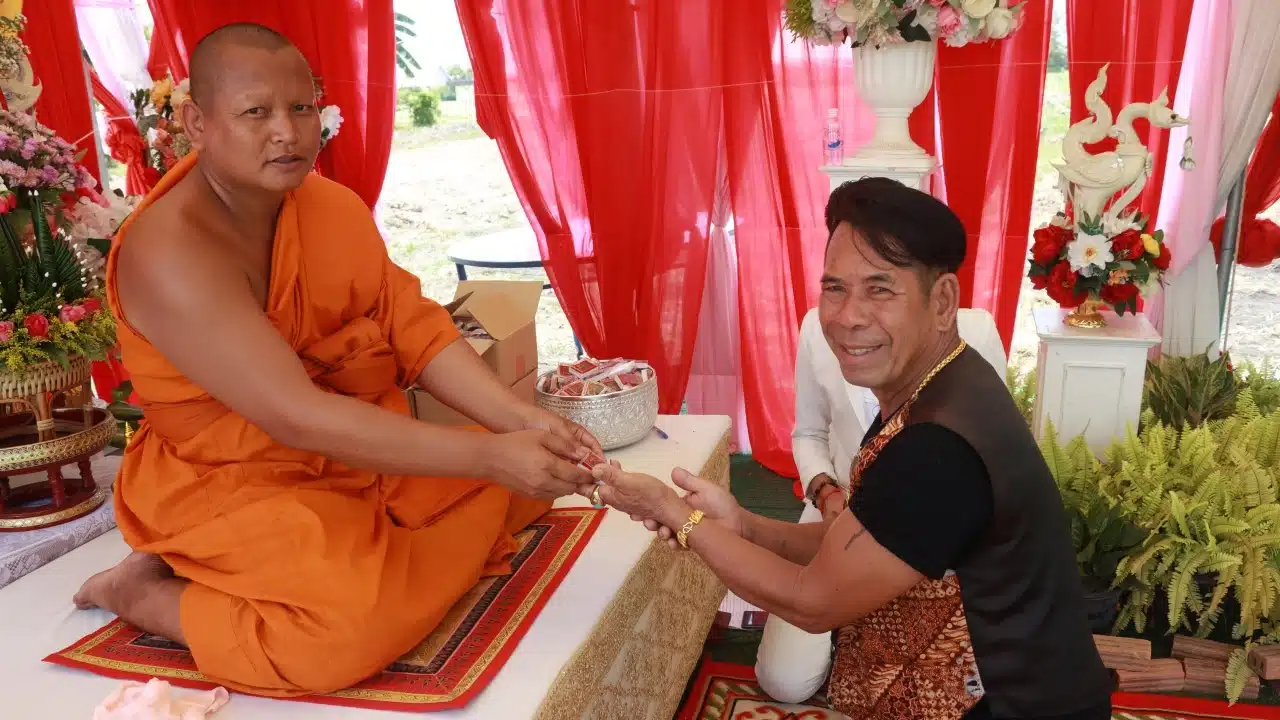 ข่าวหวย วัดใหม่ศรีเจริญพร 16-5-66 เสี่ยชัชร่วมพิธีวางศิลาฤกษ์ส่องเลข